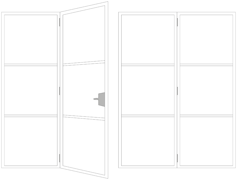 Internal Fire Doors | Slim Steel FD30 doors